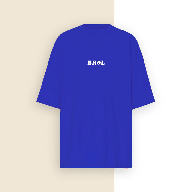T-shirt | T-shirt Brol oversize bleu Angèle - Store Angele